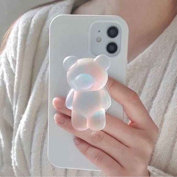 Spinpop | Accessories | Spin Pop Iridescent Bear Phone Case Nwt | Poshmark